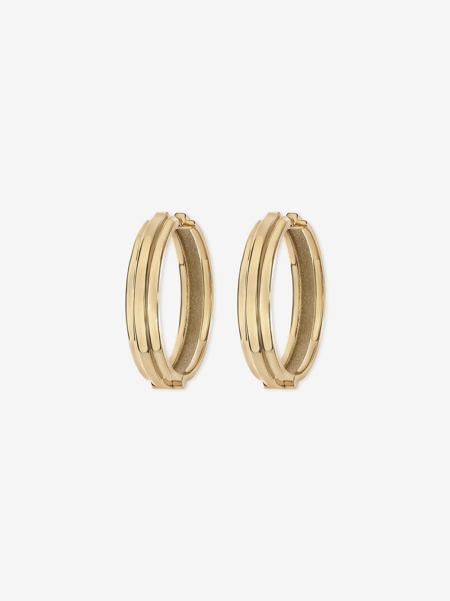 Staircase 3-Tier Hoops – AZLEE Jewelry