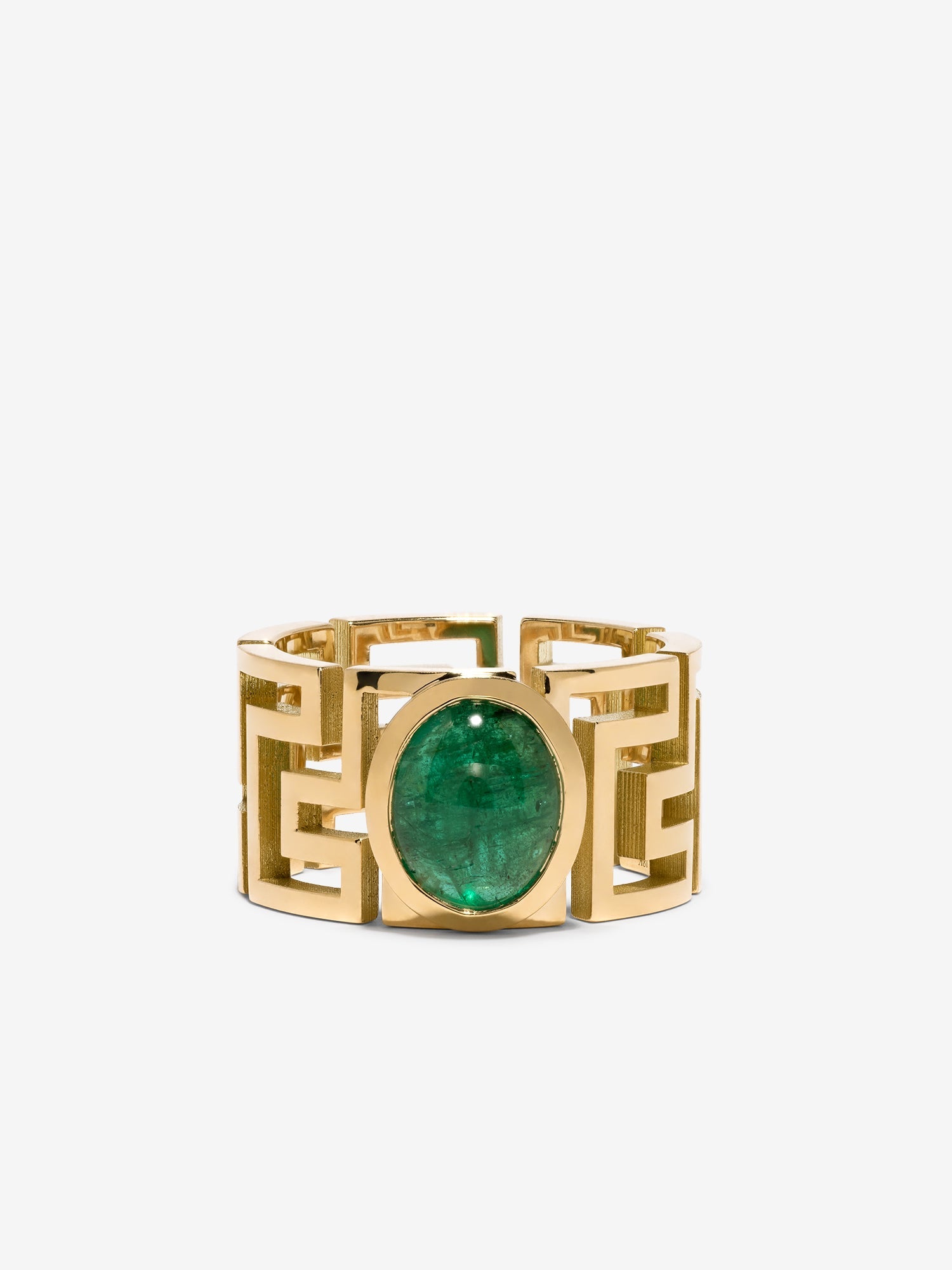 Tessellate Emerald Ring Large – AZLEE Jewelry